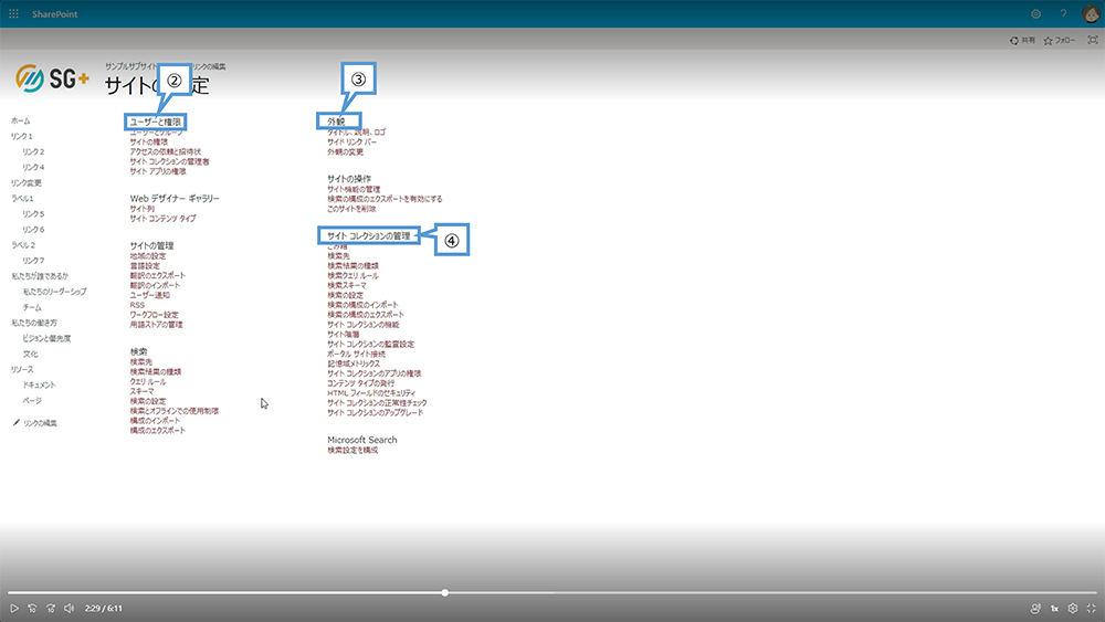 【基礎編】sharepoint のサイトコンテンツの基本的な使い方